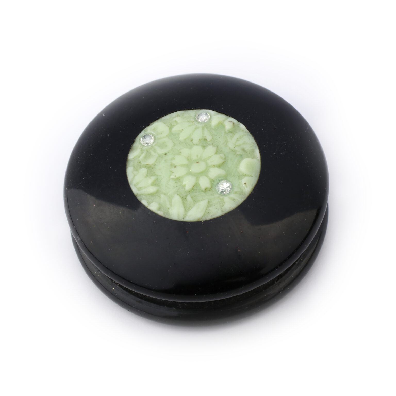 Cartier Black Lacquer Pill Box - FD Gallery