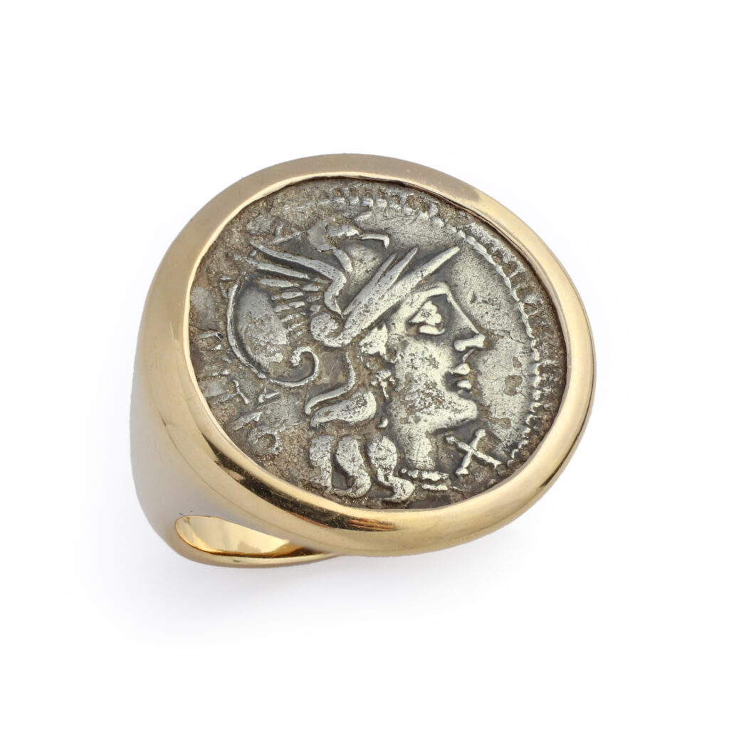 Bulgari ‘Monete’ Ancient Coin And Gold Ring - FD Gallery